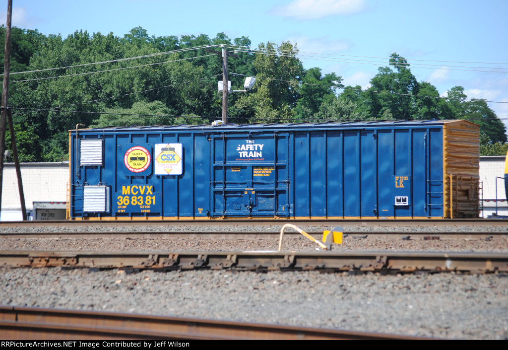 Safety training boxcar